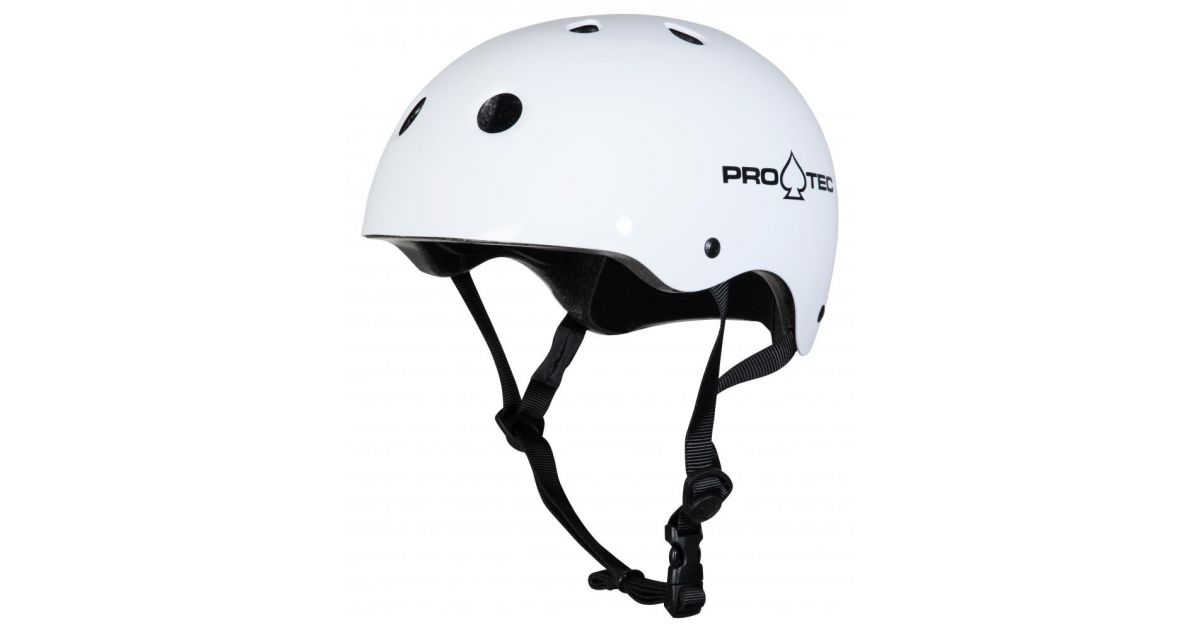 Pro-Tec Classic Cert Helmet - Glossy White | FinScooter webshop